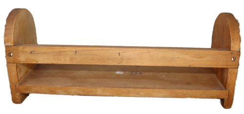 Preloved Wooden Book Rack, Wooden Book Shelf, Tabletop Shelf ...