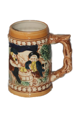 Preloved Ceramic tankard , ceramic stein , Beer Mug | Tasmanian Beauties