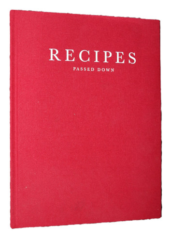 Preloved Blank recipe book, Recipes Passed Down Recipe Book | Tasmanian ...
