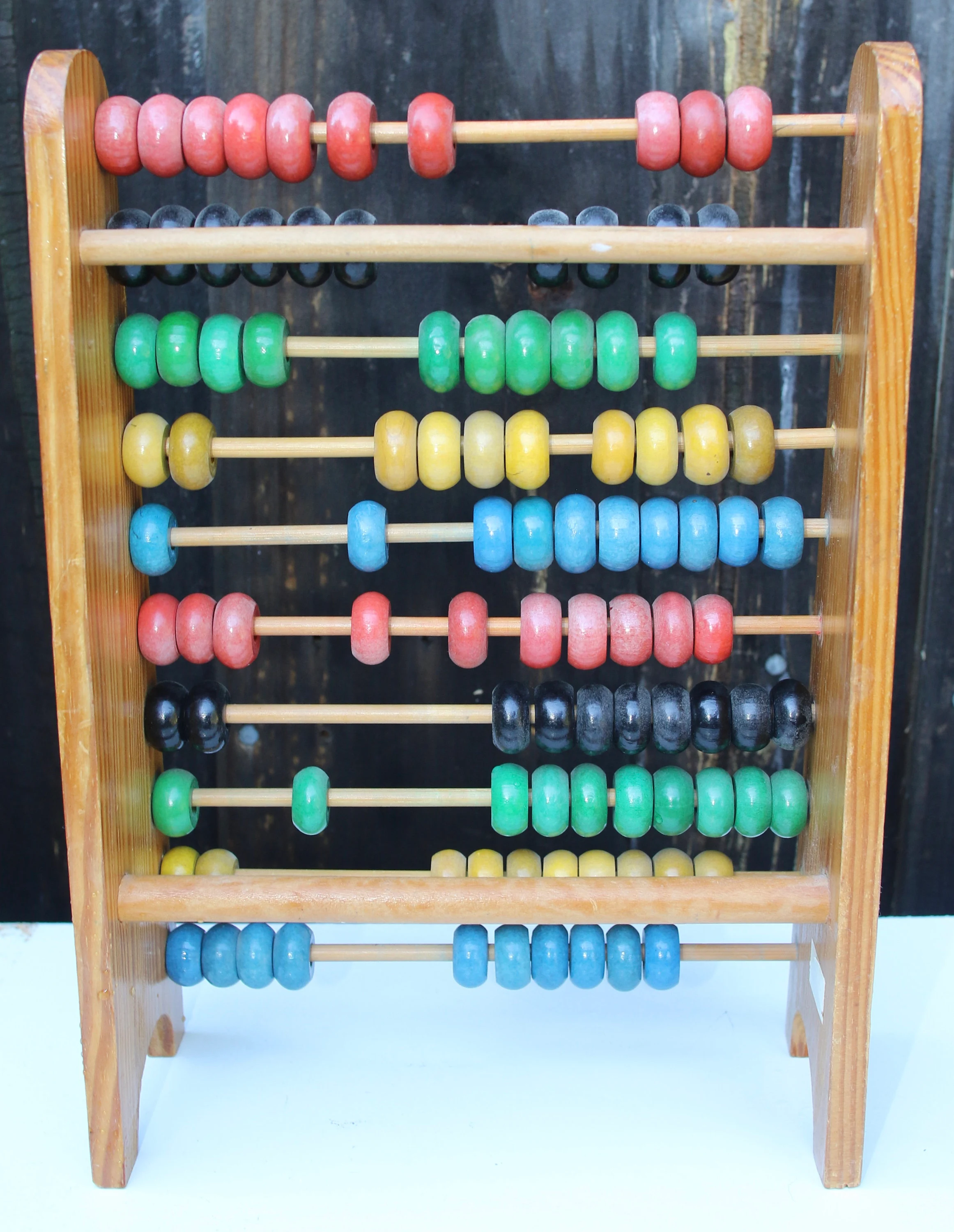 Preloved Vintage Child's Abacus on Stand | Tasmanian Beauties
