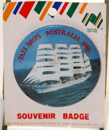 Preloved Vintage Tall Ships Australia 1988 Souvenir Badge 1988 ...