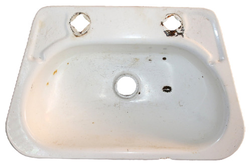 Preloved Vintage Metters Style Enamel Basin/sink, enamelware steel ...