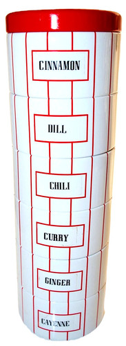 Preloved Stacking Spices Tins, Spice Tower Set, Vintage tin for the ...