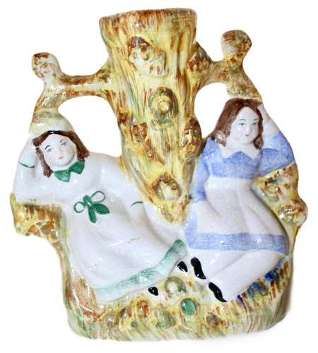 Preloved Vintage Ceramic People Vase | Tasmanian Beauties