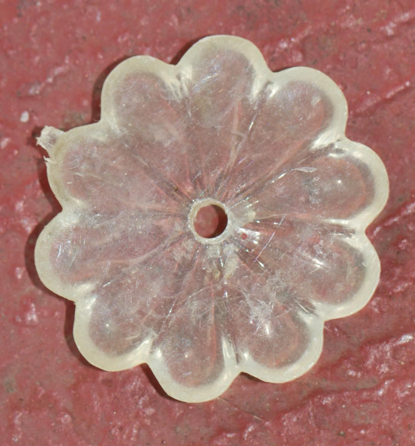 Preloved Vintage Plastic Chandelier Flower - Plastic Chandelier Spacers ...