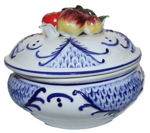 Preloved Vintage Kitsch Ceramic Fruit Bowl | Tasmanian Beauties