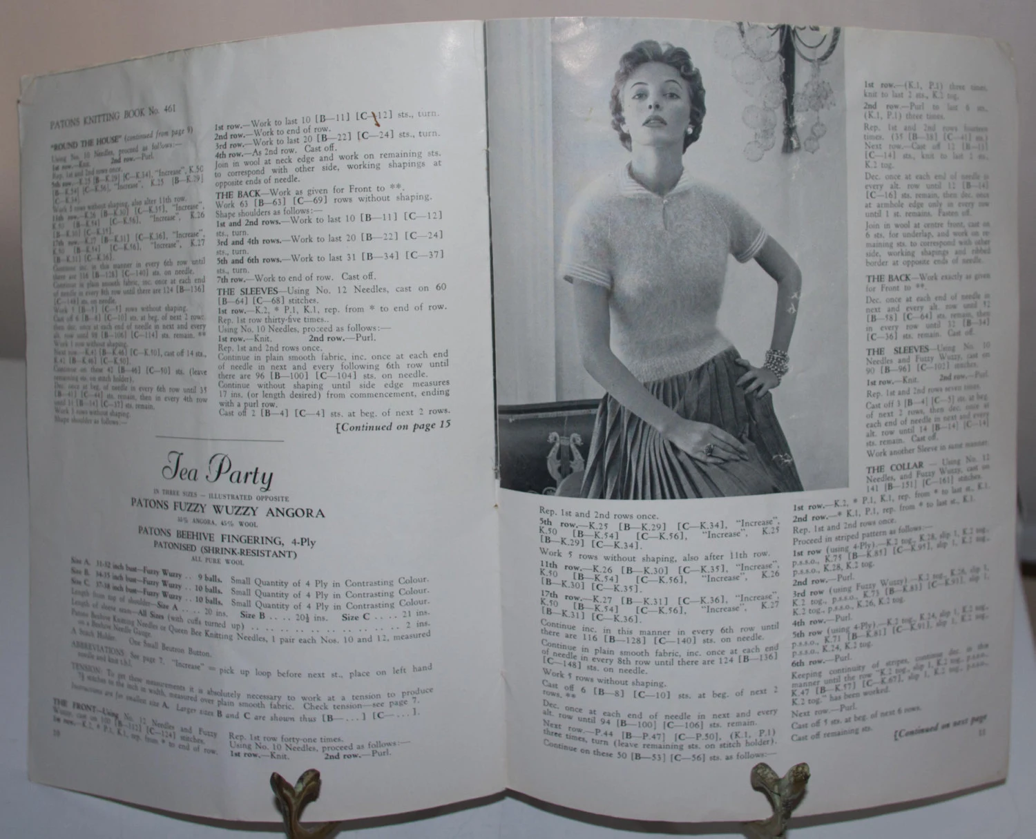 Vintage Patons Knitting Book no. 461. OOP Patterns | Tasmanian Beauties