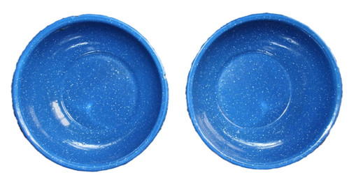 Preloved Speckled Blue Enamelware Bowl, Speckled Enamelware Dish ...