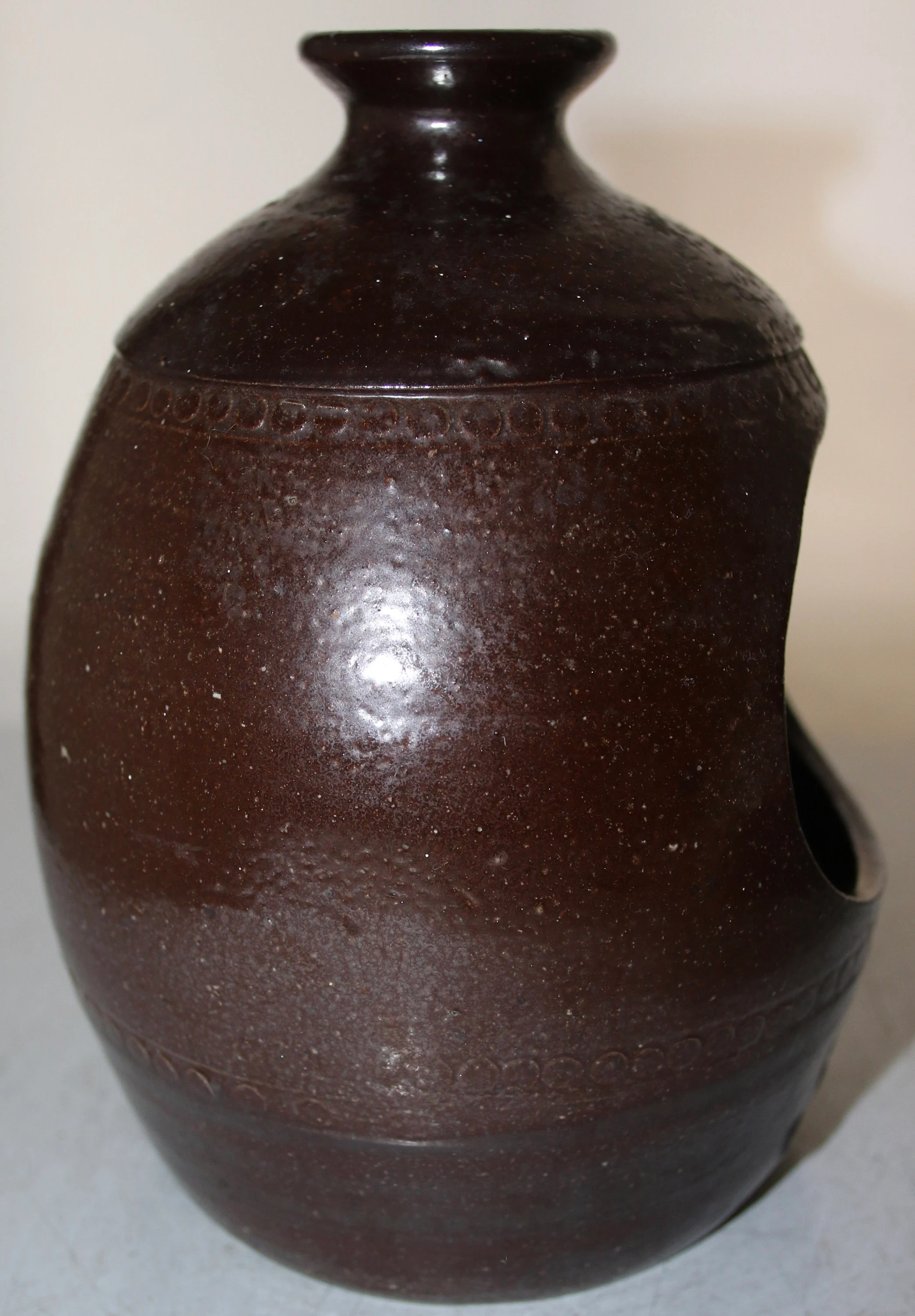 Preloved Bendigo Pottery Salt Pig, Stoneware Salt Pig | Tasmanian Beauties