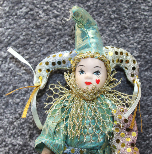 Preloved Jester Doll, Jester Toy for collections | Tasmanian Beauties