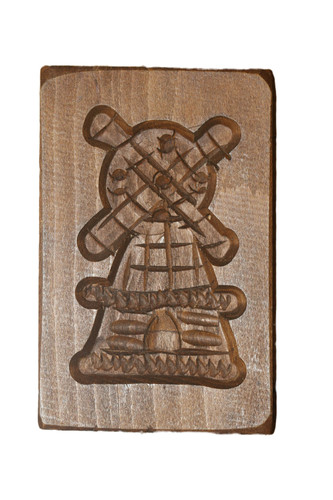 Preloved Shortbread Mould, Shortbread Mold, Wooden Windmill Mold ...