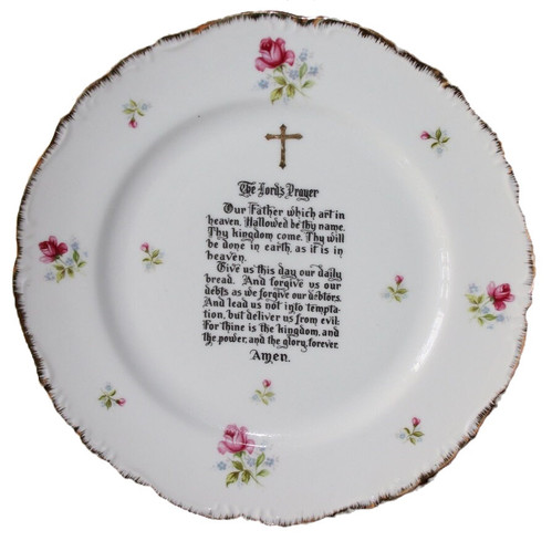 Preloved Lord's Prayer Plate, God, Prayer Wall, Religious Wall Plate ...