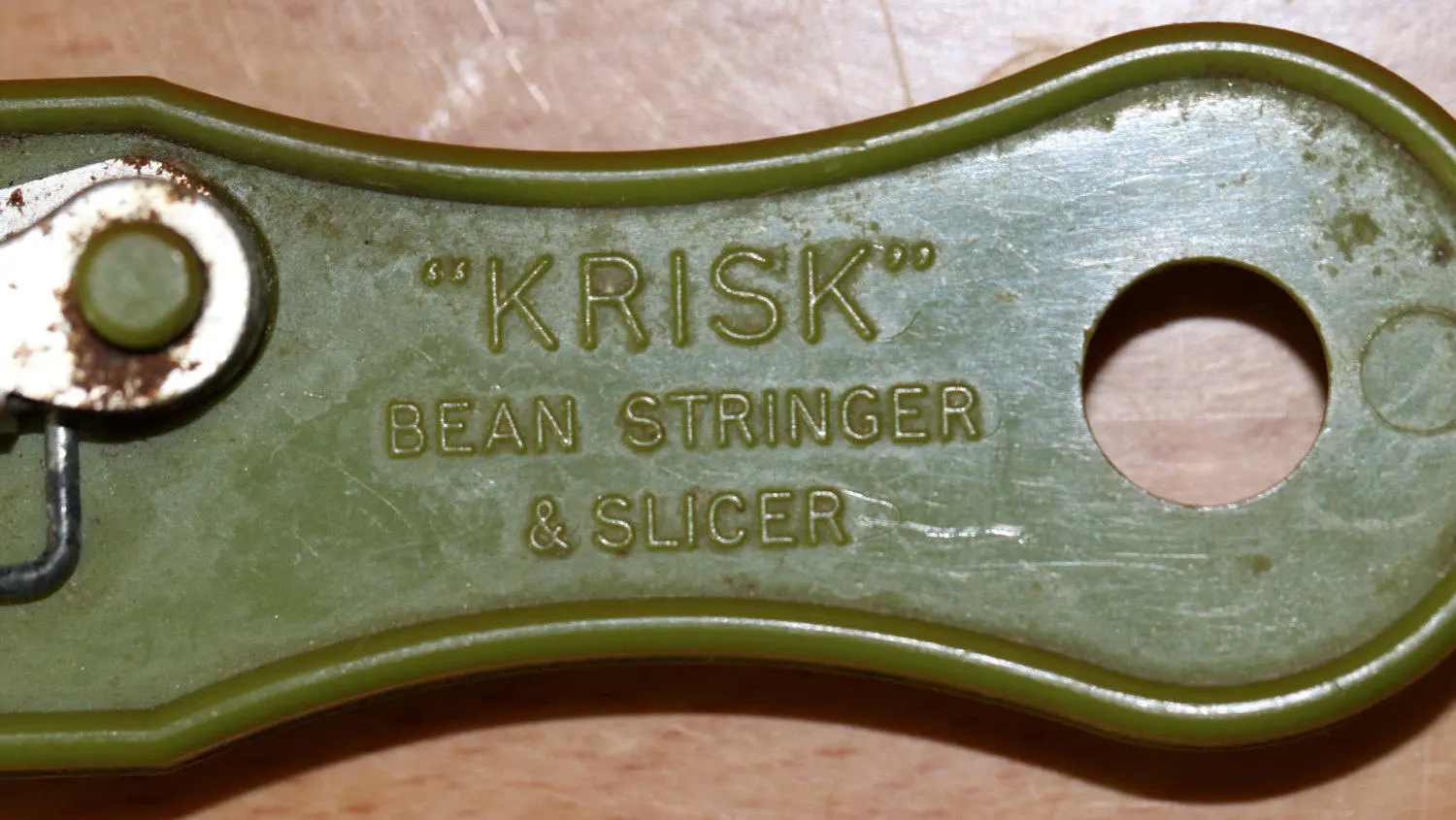 Preloved Krisk Bean Stringer and Slicer, Vintage Australian utensils ...