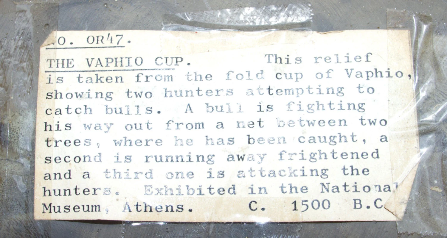 Preloved The Vaphio Cup Relief Wall Hanging, Ancient Greece Artwork ...