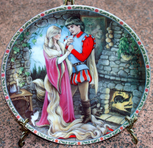 Preloved Once Upon a Time series Rapunzel display plate | Tasmanian ...