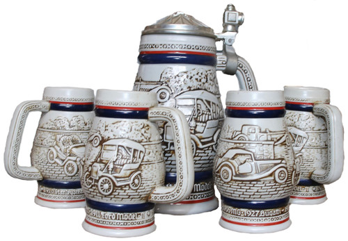 Preloved Avon Automobile Tankard Set, Car Beer Stein Set | Tasmanian ...