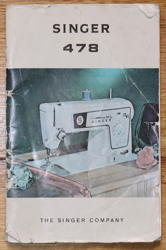 Preloved Vintage Singer 478 Manual | Tasmanian Beauties