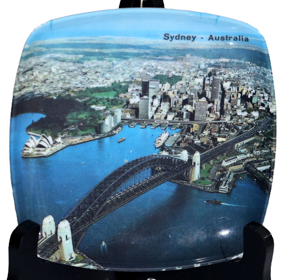 Preloved Mebel Sydney Souvenir Tray, Sydney Plate | Tasmanian Beauties