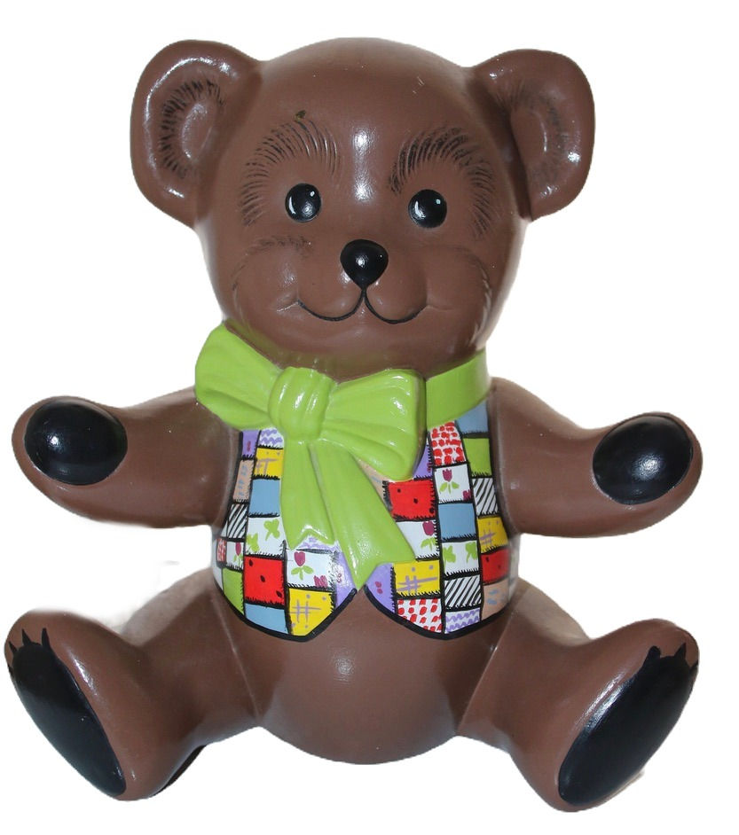 Preloved Vintage Ceramic Teddy Bear | Tasmanian Beauties