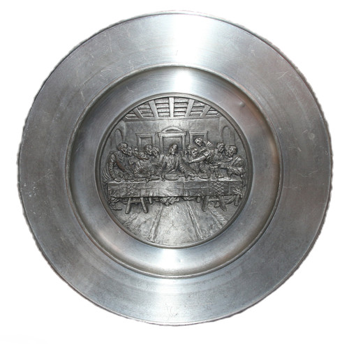 Preloved God, Prayer Wall, Selangor Pewter The Last Supper Plate ...