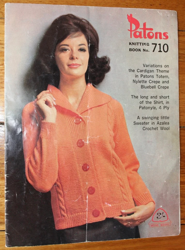 Patons Knitting Book No.710. OOP patterns | Tasmanian Beauties