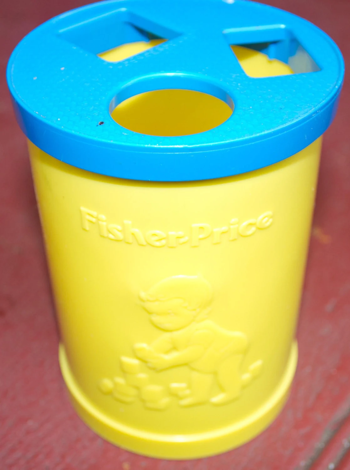 Preloved Vintage Fisher Price Posting Box, Fisher Price Shape Sorter ...