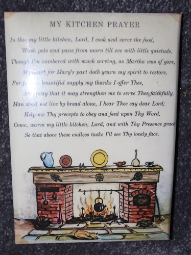 Preloved God, Prayer Wall, "My Kitchen Prayer", religious plaques for ...