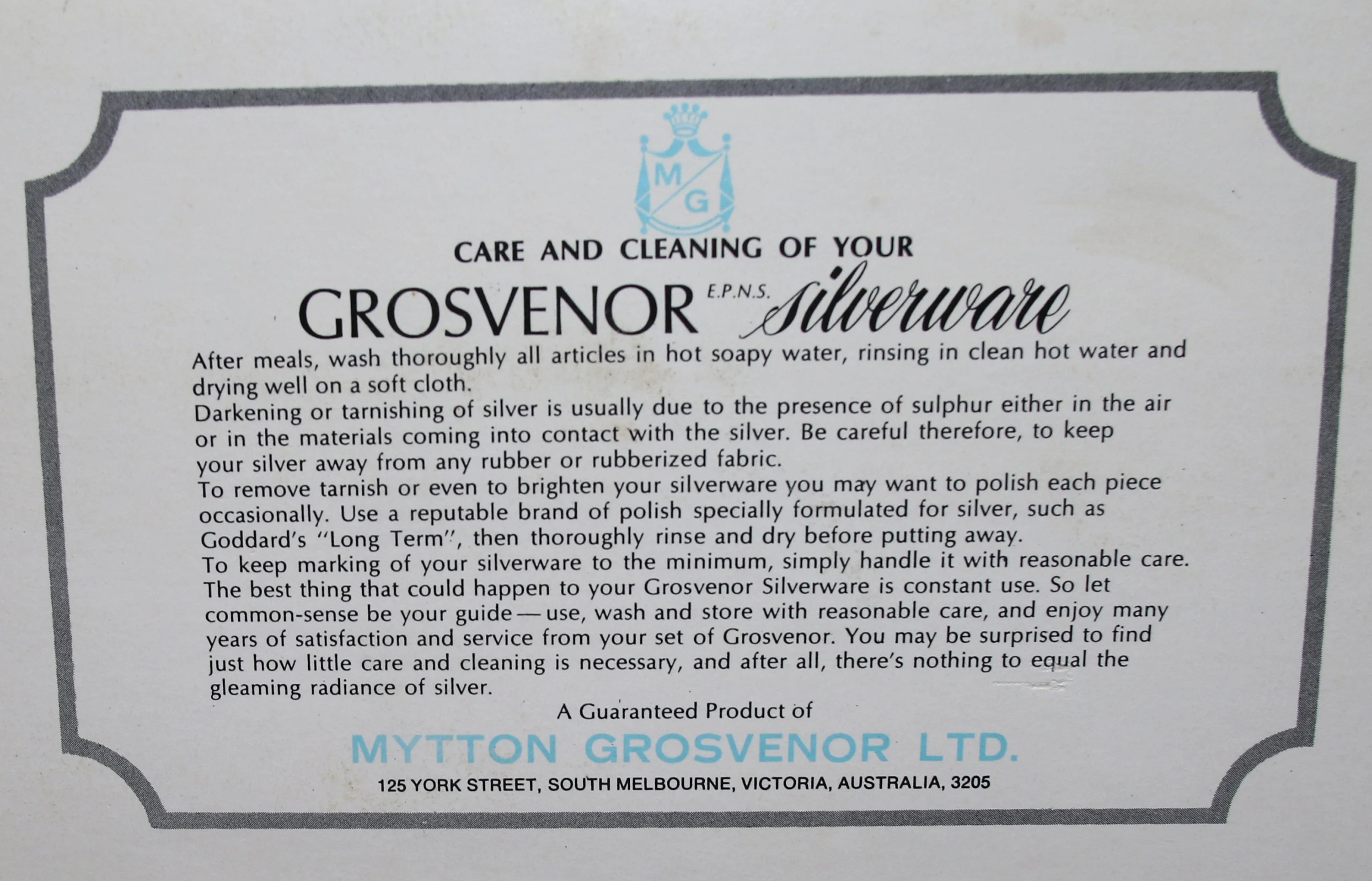 Preloved Grosvenor Silverware Splades - set of 6 in original box ...