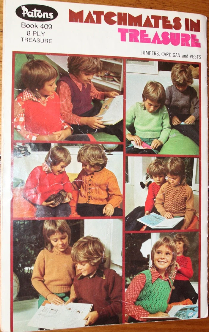 Vintage Patons Knitting Book No. 409, Matchmates in Treasure, OOP ...