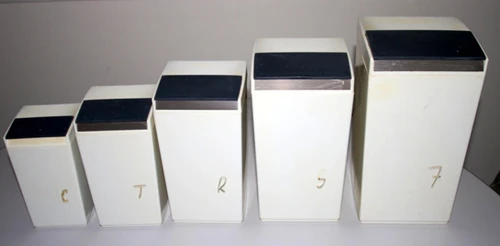 Preloved Set of five Nally canisters | Tasmanian Beauties