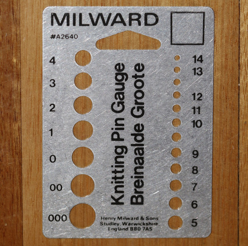 Preloved Milward Knitting Gauge | Tasmanian Beauties