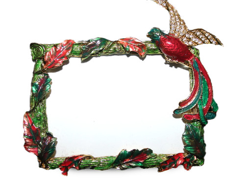 Preloved Vintage metal bird picture frame | Tasmanian Beauties