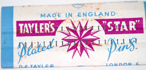Vintage Tayler's Star Plated Pins - in original packaging. | Tasmanian ...