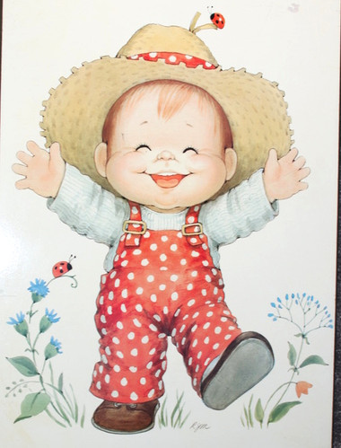 Preloved Vintage Retro Ruth Morehead Nursery Picture | Tasmanian Beauties