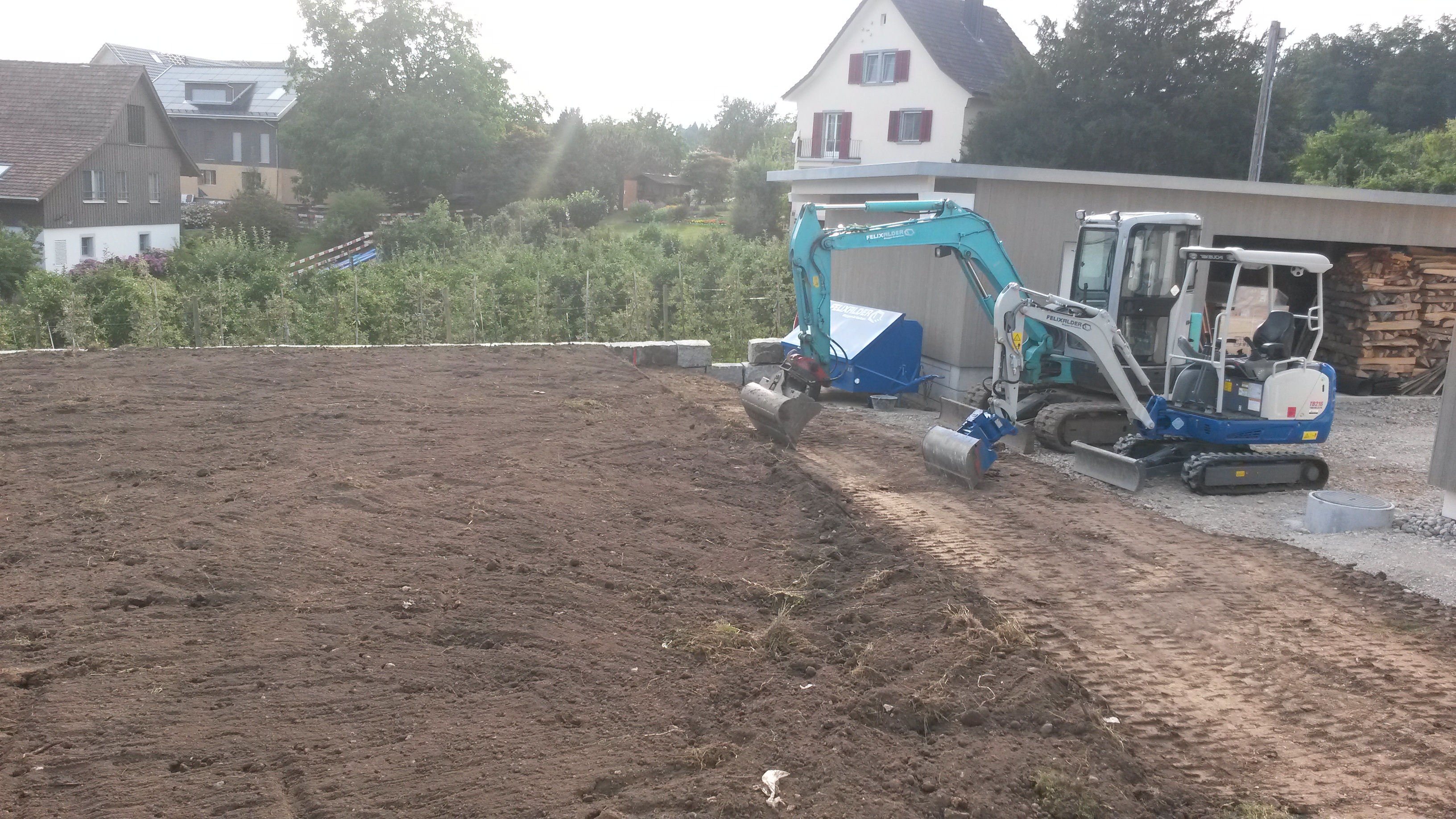 Felix Alder BaggerArbeiten Hombrechtikon