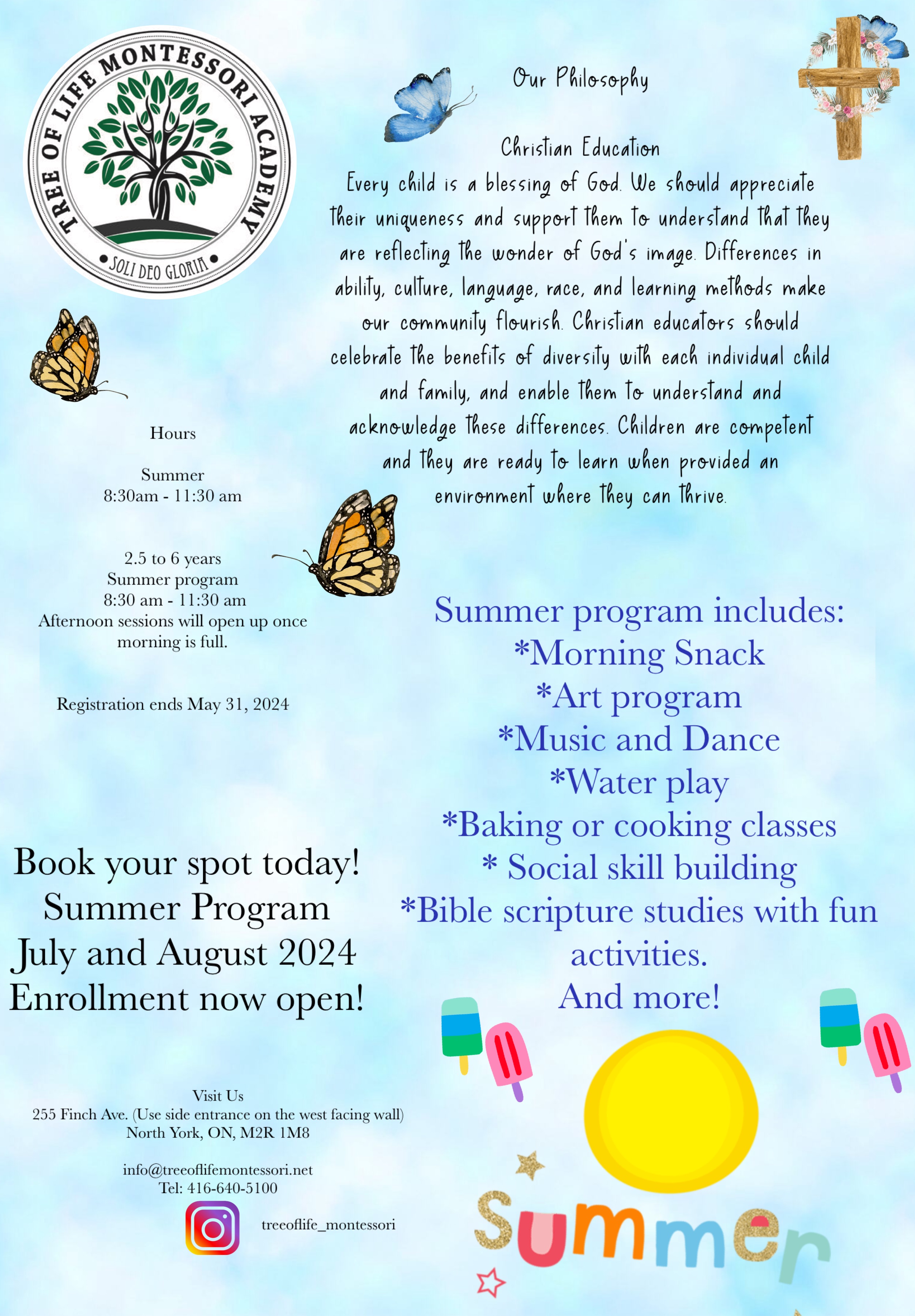 Summer Program 2024 | TreeofLifeMontessori