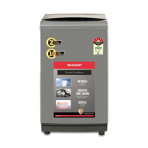 Sharp Washing Machine 7.5 Kg-ES-T75N-BK | Hot & Cold Water Dual Inlet ...