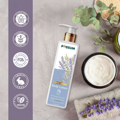 Possum Body Lotion | French Lavender | 200ml | Merinest