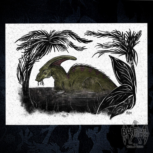 The Lagoon Art Print | Bat in Your Belfry