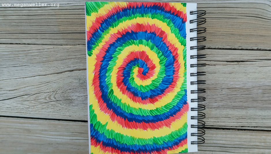 How to Paint Tie Dye