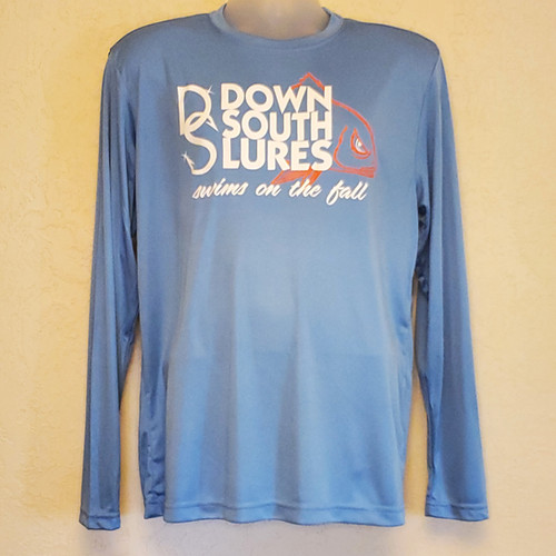DSL Light Blue Performance Shirt | Down South Lures