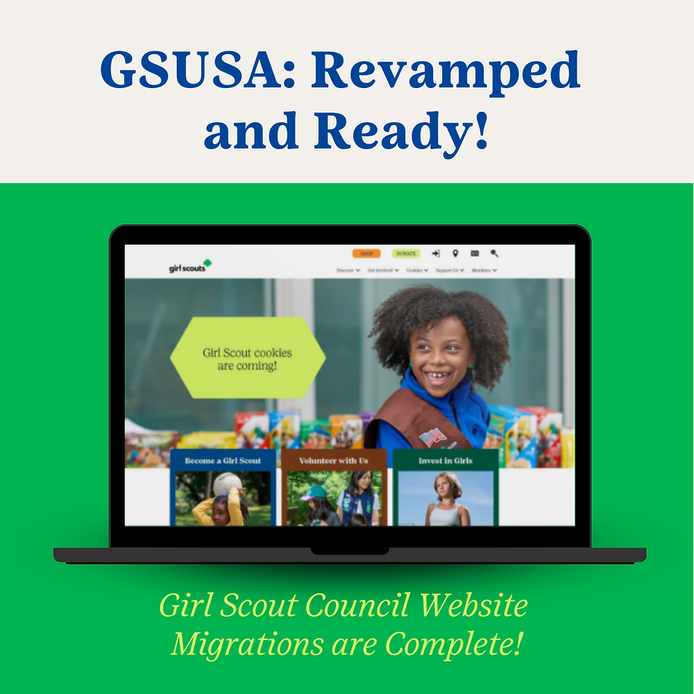 Revamped and Ready: GSUSA Council Website Migrations are Complete