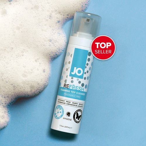 โฟมทำความสะอาด JO REFRESH FOAMING Toy Cleaner 7oz/207ml | Angel's Pleasure