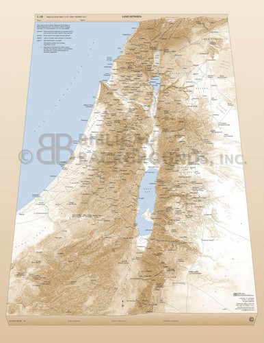 Regional Study Map 2: Land Between | Biblical Backgrounds