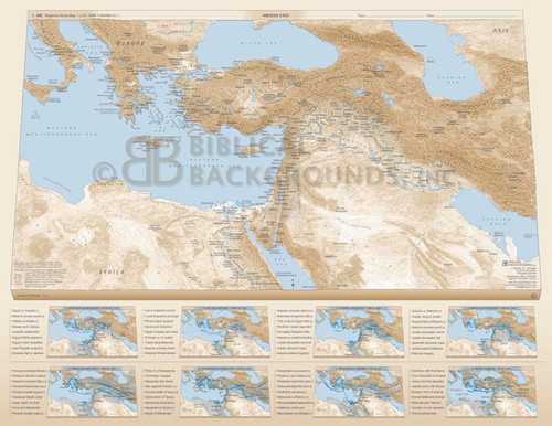 Regional Study Map 1: Middle East | Biblical Backgrounds
