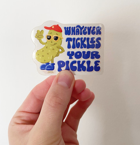 Tickle Pickle Sticker | Dana Christopherson