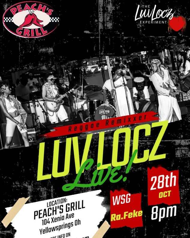 The Luv Locz Experiment Halloween Party at Peach's Gill | Peach's Grill