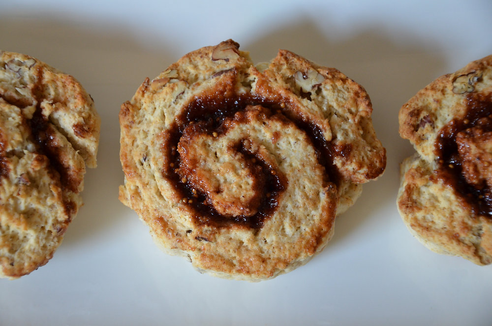 Cocoa -Figgy Scone Rolls
