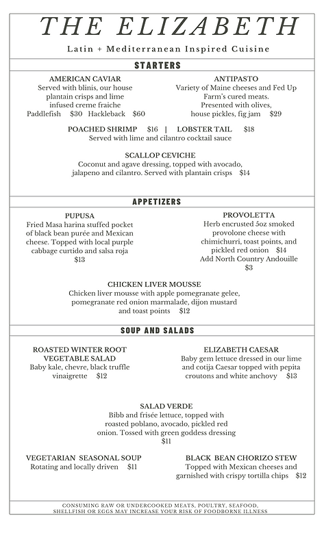 RESTAURANT | TheelizabethInnandrestaurant