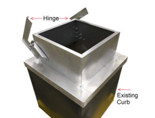 FloAire Exhaust Fan Curb Adapter | Commercial Hood Supplies